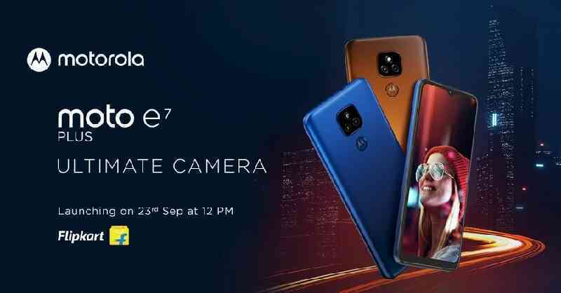 Moto E7 Plus với camera 48 MP, viên pin 5.000mAh xác nhận ngày ra mắt